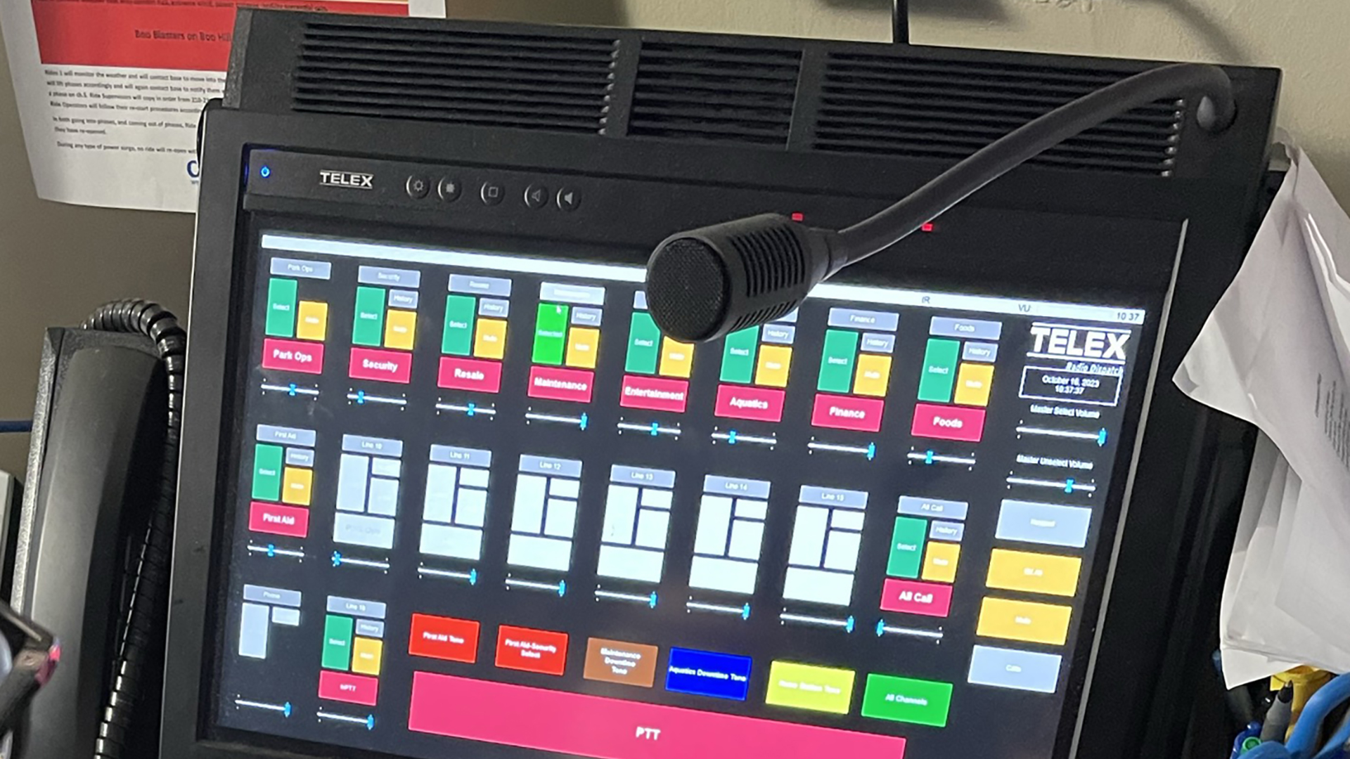 Carowinds amusement park streamlines communications With Telex IP-3000 series dispatch consoles ...